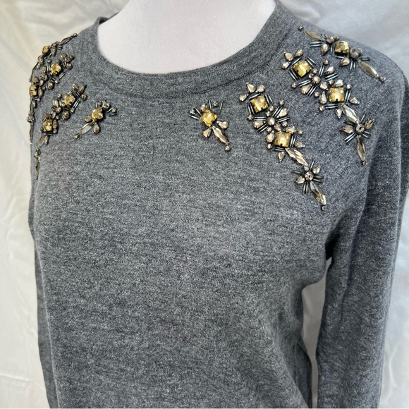 LOFT | Sweaters | Loft Lightweight Beaded Crew Neck Sweater | Poshmark